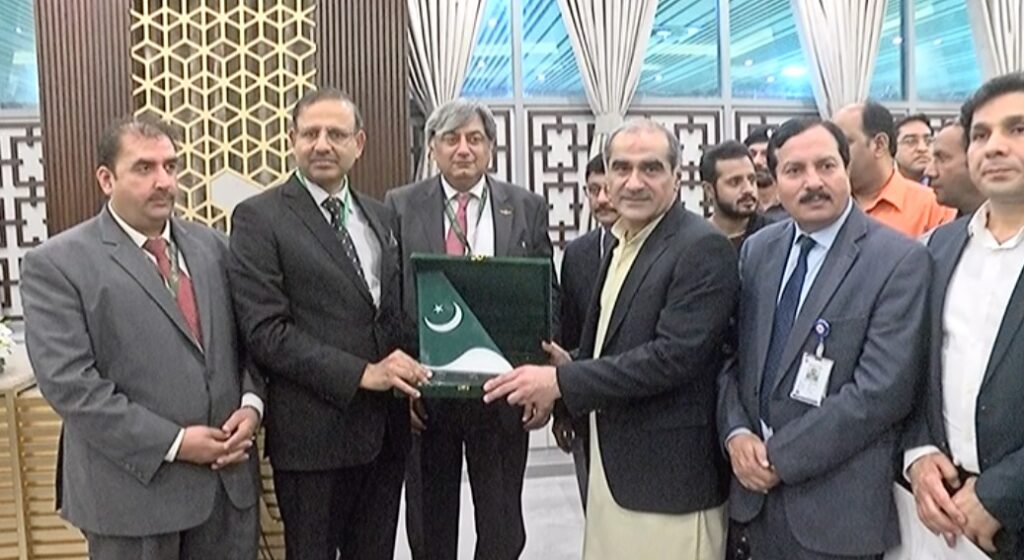 Federal Minister Khawaja Saad Rafique inaugurated the PIA Executive ...