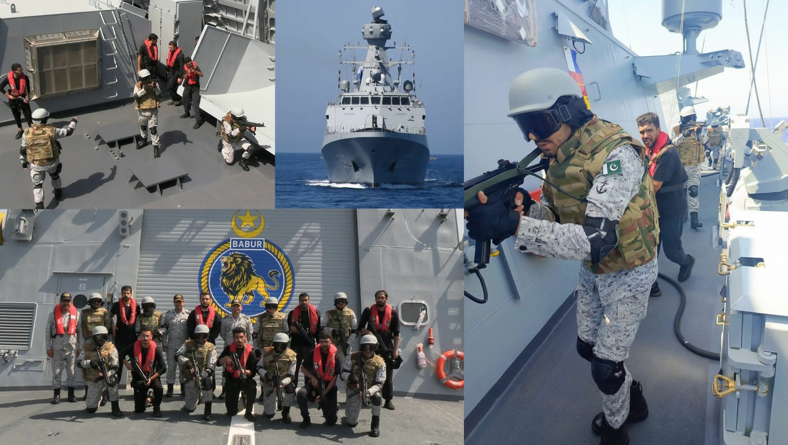 PNS Babar, the first Miljam class warship of Pakistan Navy, visited the ...